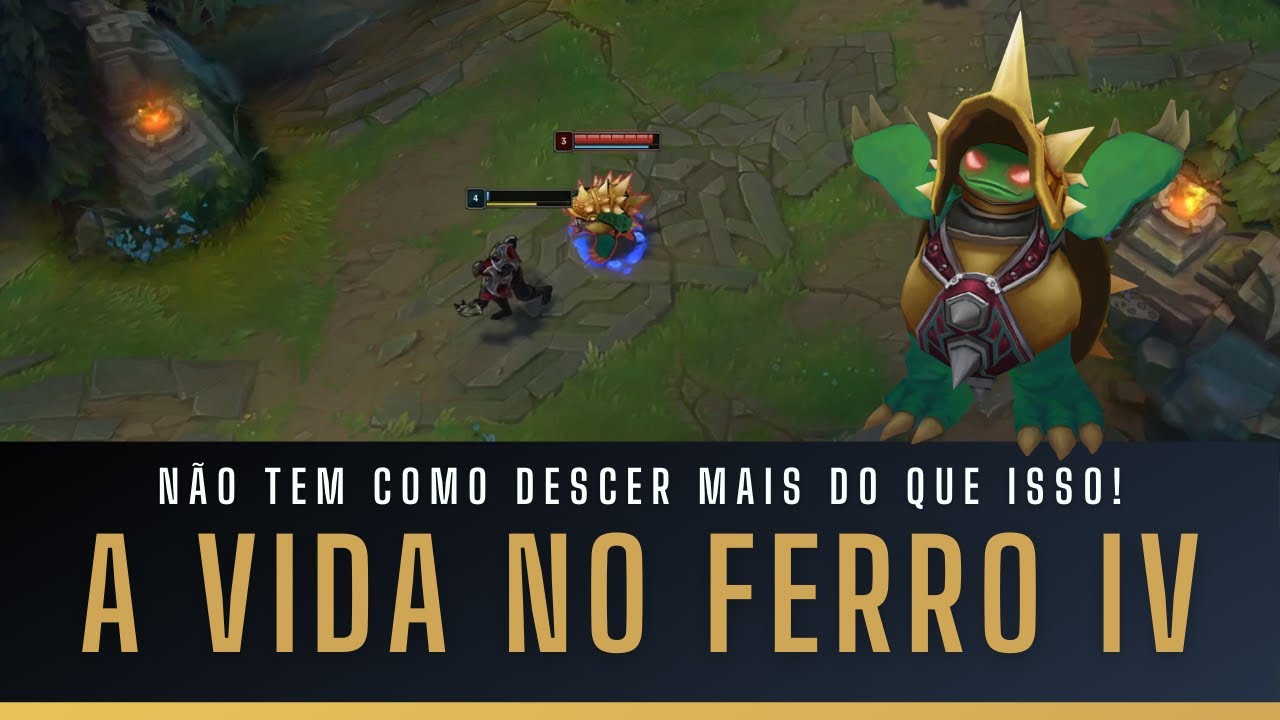 FERRO IV! COMO FUNCIONA O LOL NO ELO MAIS BAIXO DE TODOS - YouTube