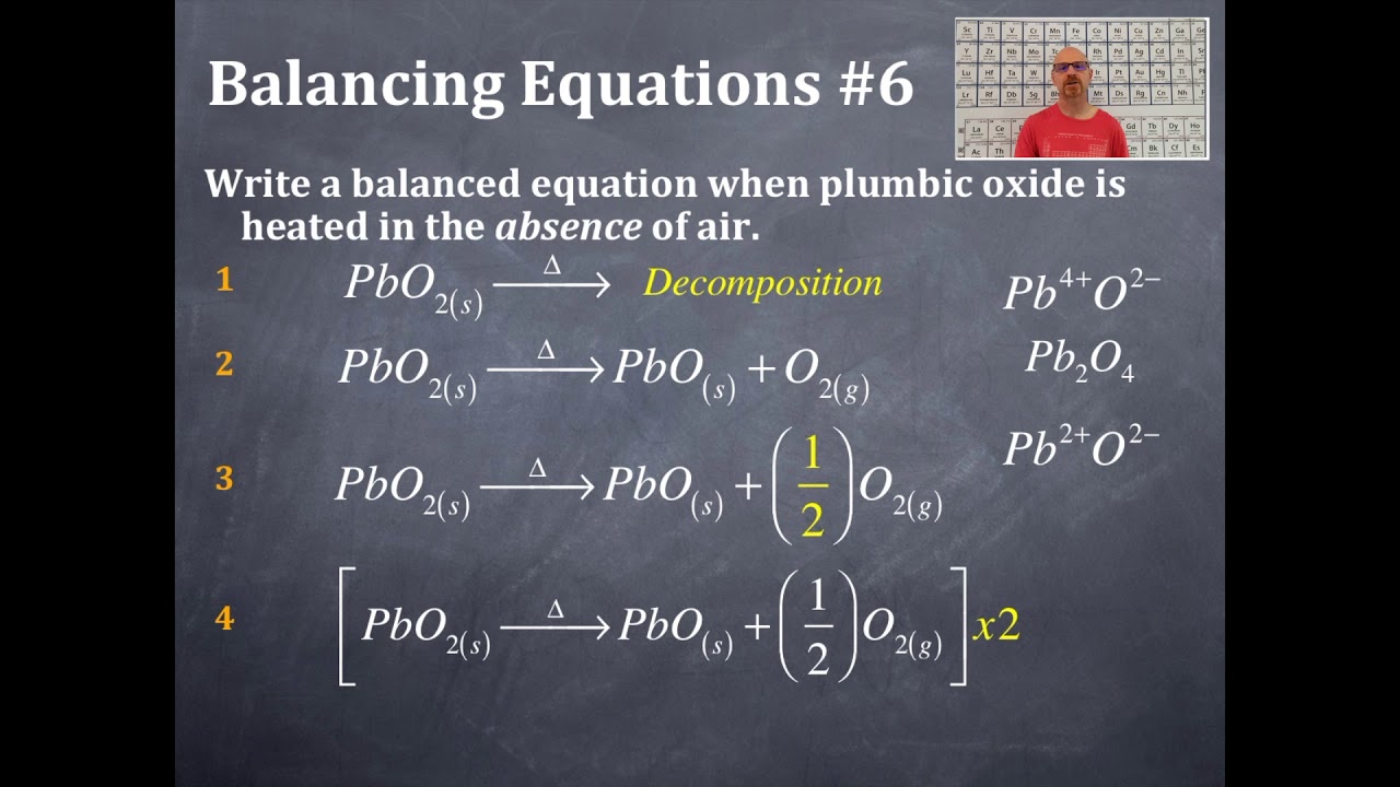 Chemical Reactions 4: Fractional Balancing of Chemical Reactions - YouTube