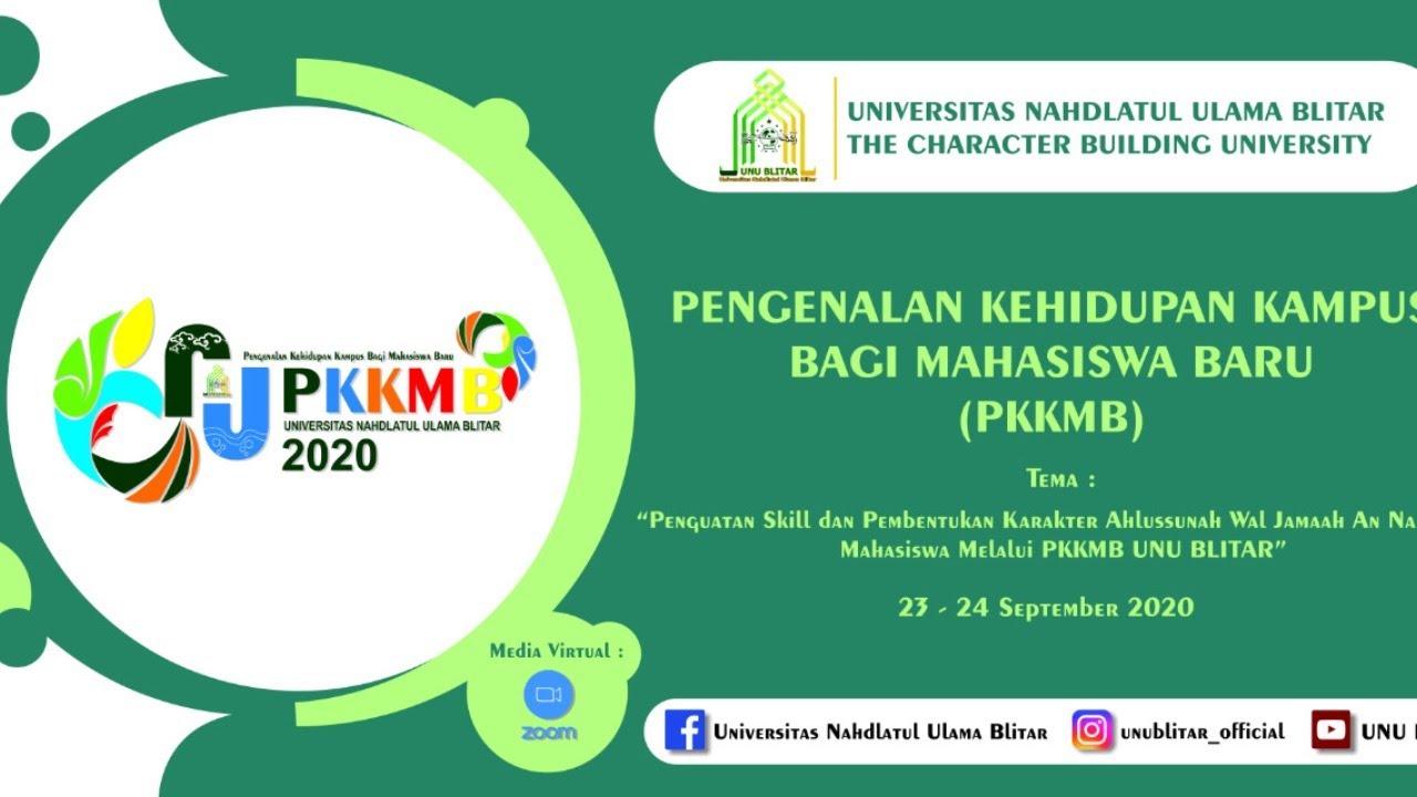 PKKMB UNU BLITAR TAHUN 2020 (HARI PERTAMA) - YouTube