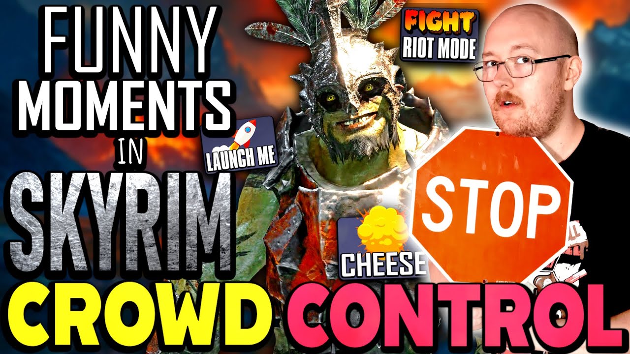 🔴ToG🔴Funny Moments with "The Judge" in Skyrim with Crowd Control - YouTube