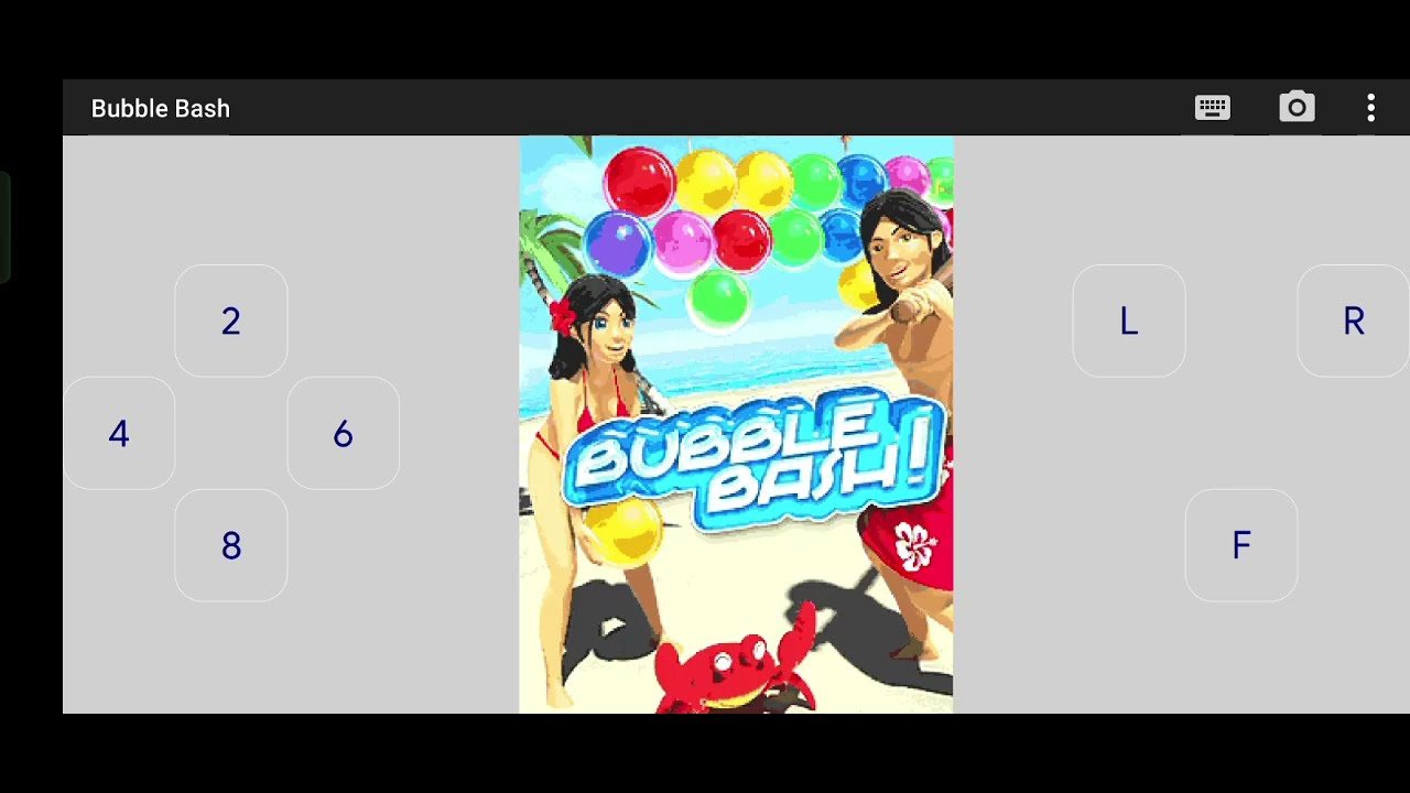 Bubble Bash Java Game - Area 1 West Beach J2ME Loader Emulator - YouTube