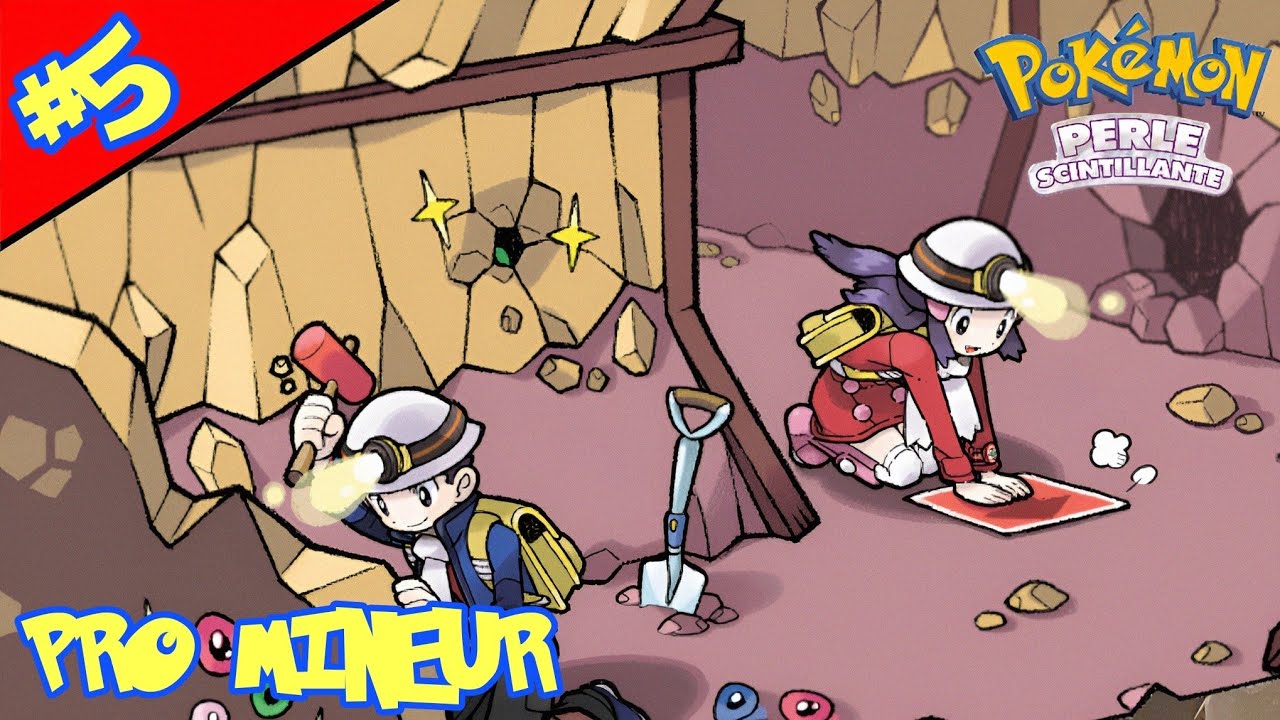 C'est parti pour MINER (Pokémon : Perle Scintillante, Part 5) - YouTube