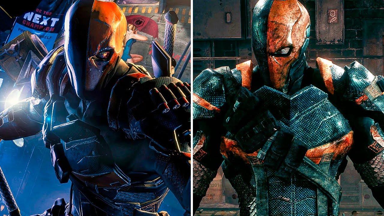 Deathstroke Boss Fight Comparison - Batman Arkham Origins vs Arkham ...
