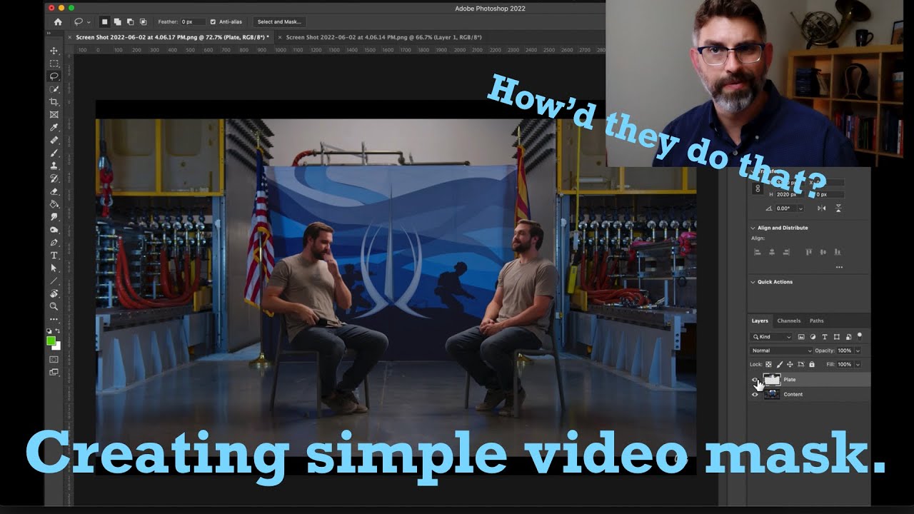 Creating a simple video mask - Response to ELM video - YouTube