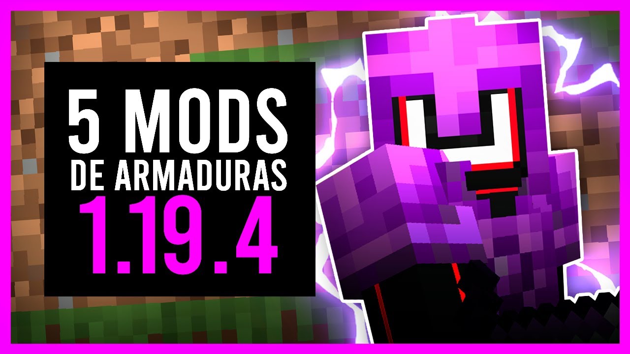 5 Mods de armaduras para minecraft 1.19.4 - YouTube