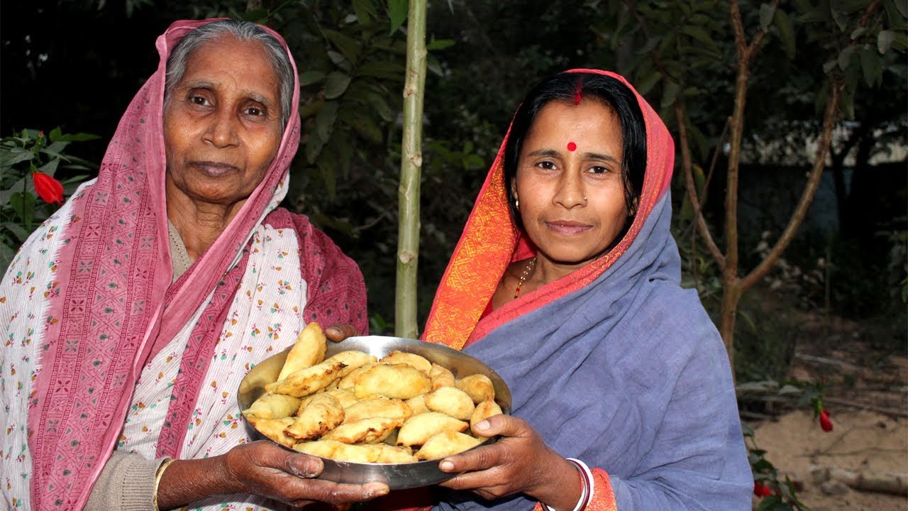 Village Style Veg Kuli Pitha Fry Recipe by our Grandmother - YouTube