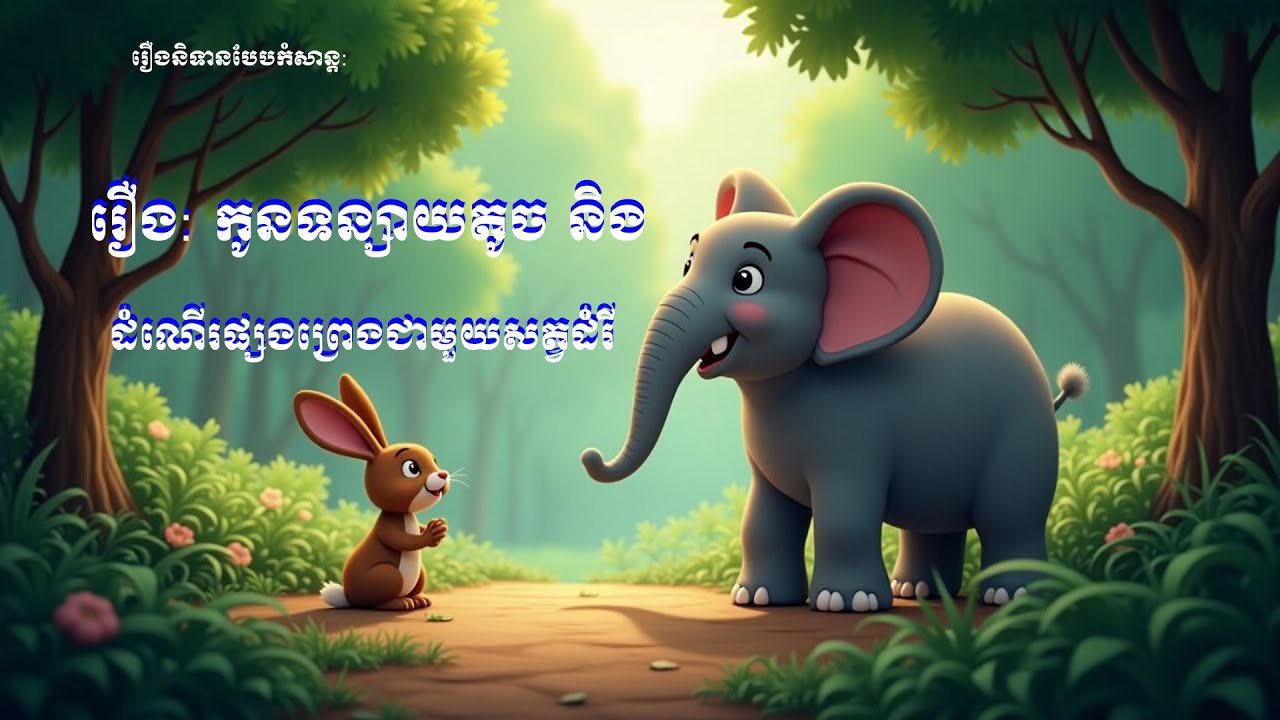 រឿង: កូនទន្សាយតូច និងដំណើរផ្សងព្រេងជាមួយសត្វដំរី / Little Rabbit and ...