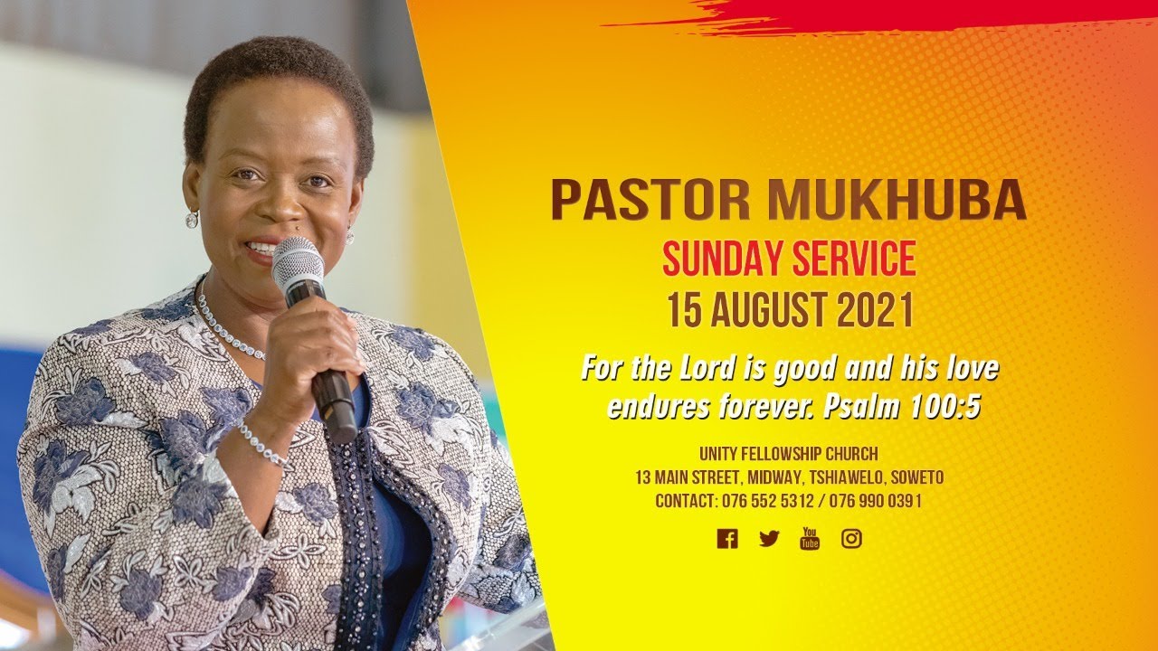 Pastor Mukhuba Live Stream I 15 August 2021 - YouTube