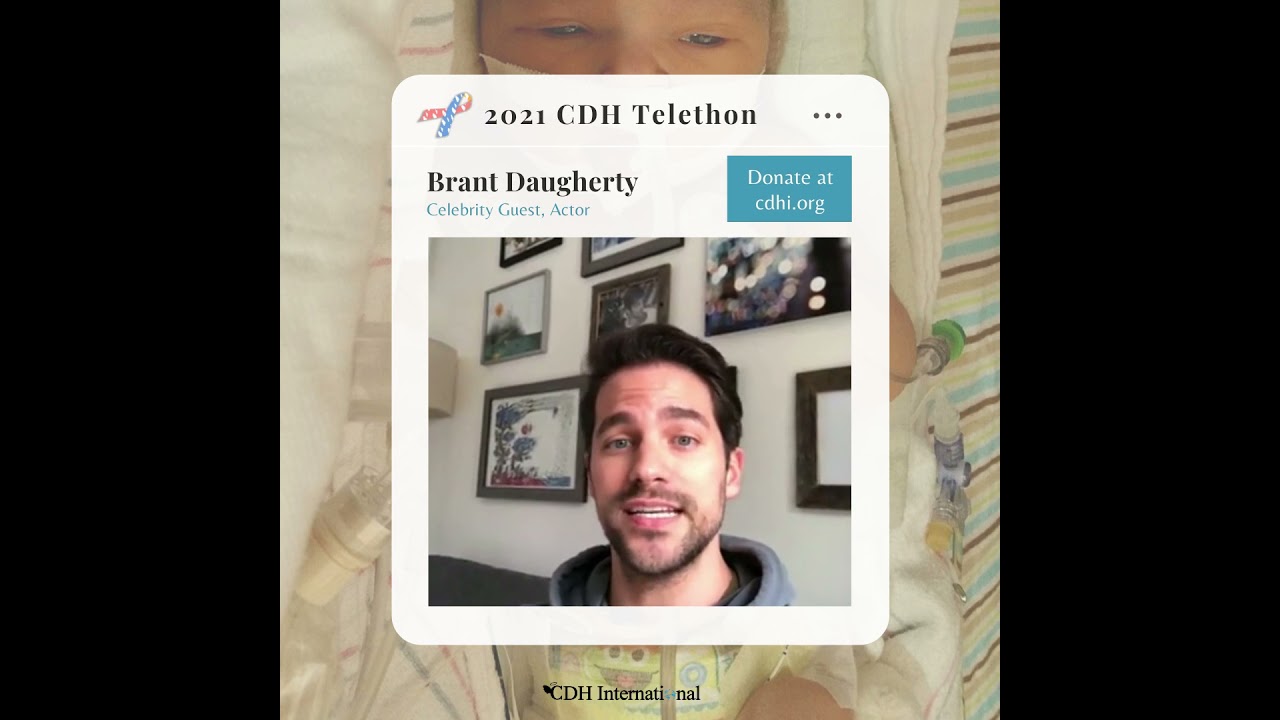 Actor Brent Dougherty Appears On The 2021 CDH Telethon - YouTube