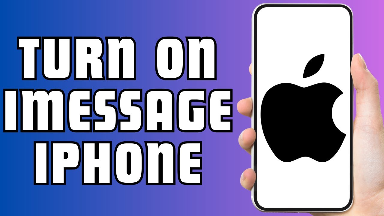 How to Turn On iMessage on iPhone - YouTube
