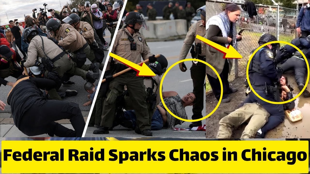 Federal Raid Sparks Chaos in Chicago - YouTube