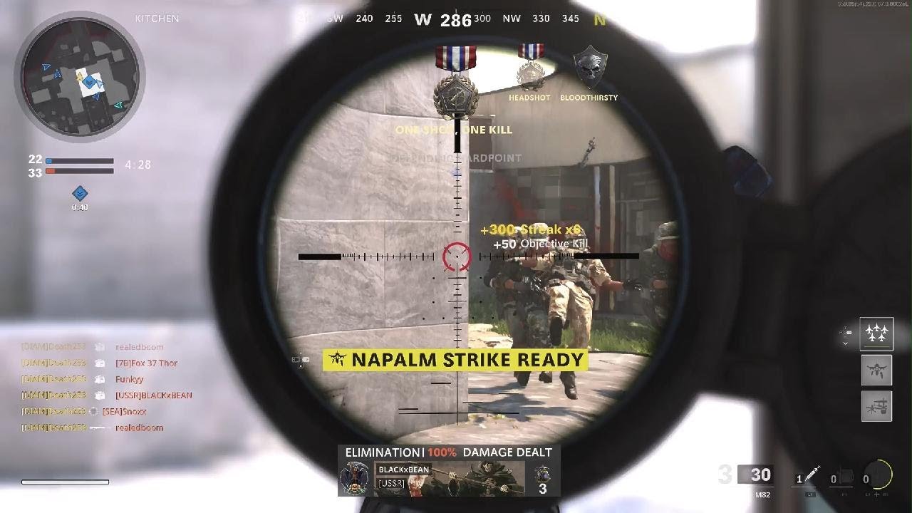 Call of Duty: Black Ops Cold War Barrett C4 Team wipe - YouTube