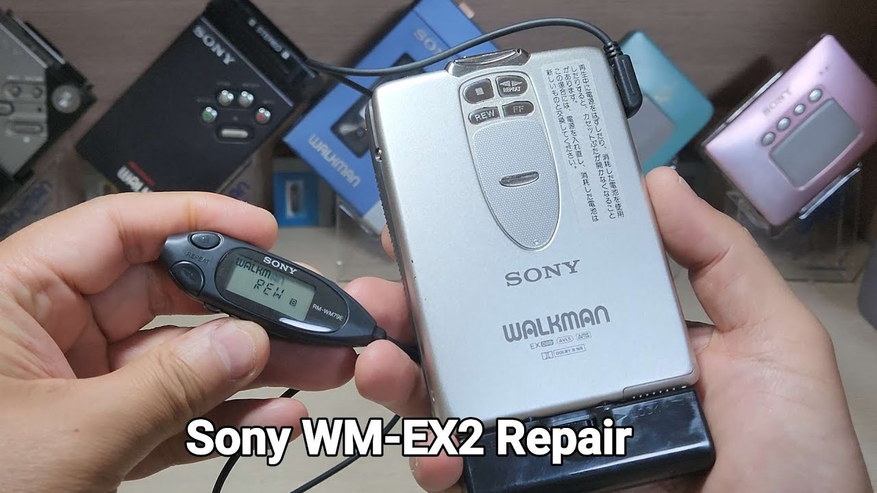 Sony WM-EX2 Repair Cassette Player Walkman - YouTube