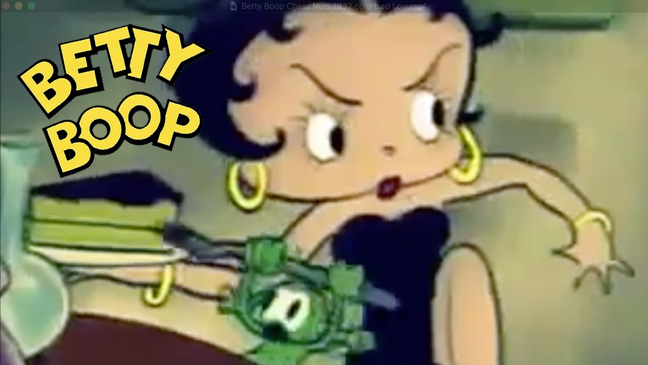 Betty Boop: "Chess-Nuts" (1932) (Colorized) - YouTube