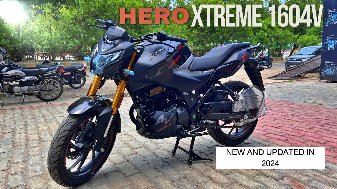 2024 New Hero Xtreme 160R 4v Model Launch Latest Update Review ...