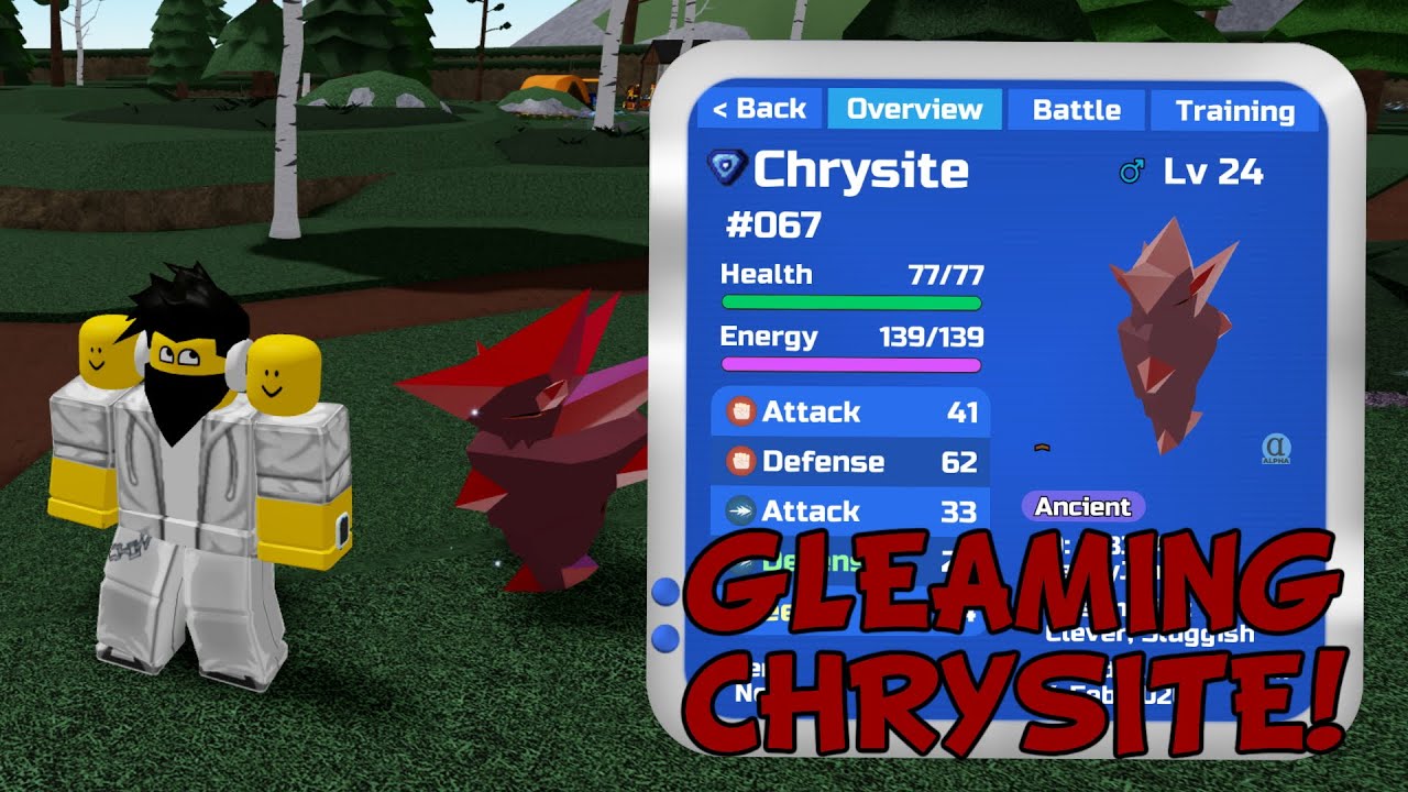 I GOT AN ALPHA GLEAMING CHRYSITE! - Loomian Legacy - YouTube