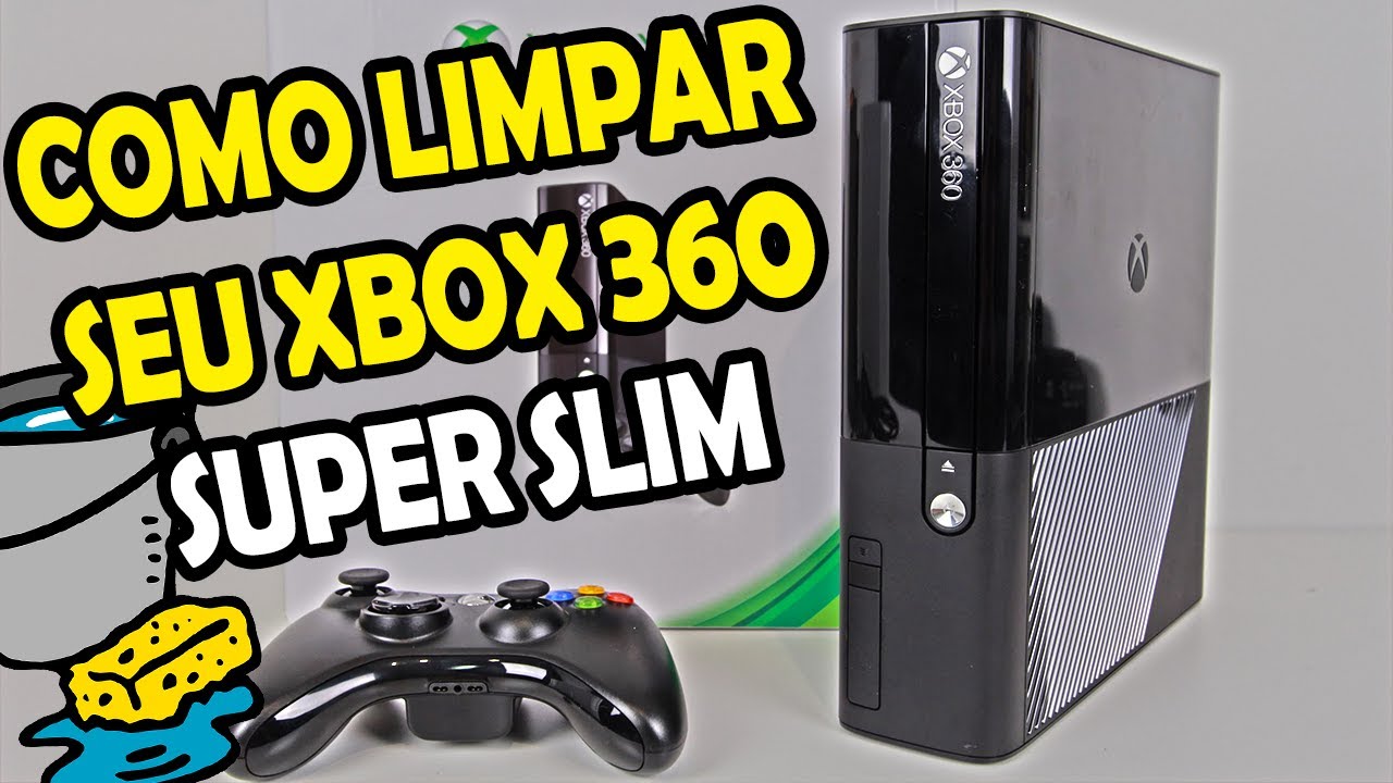 COMO ABRIR SEU XBOX 360 SUPER SLIM PARA LIMPEZA (MÉTODO FÁCIL) TUTORIAL ...