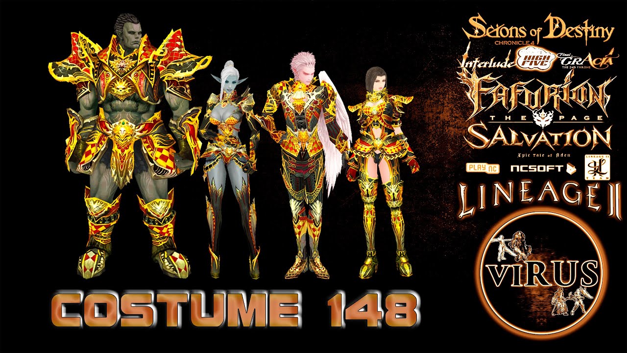 New Costumes. 148. LINEAGE II. Any Chronicles √i®uS - YouTube