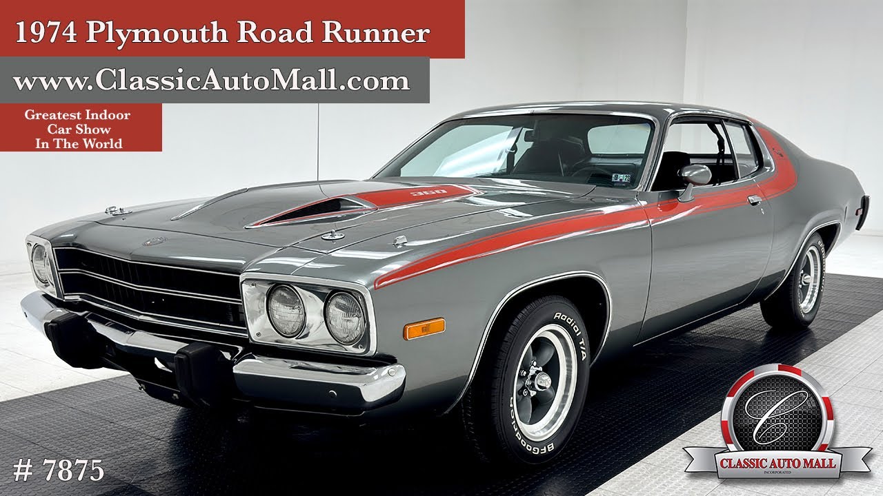 1974 Plymouth Road Runner - 2 Owners - Number Matching 360 - Classic ...