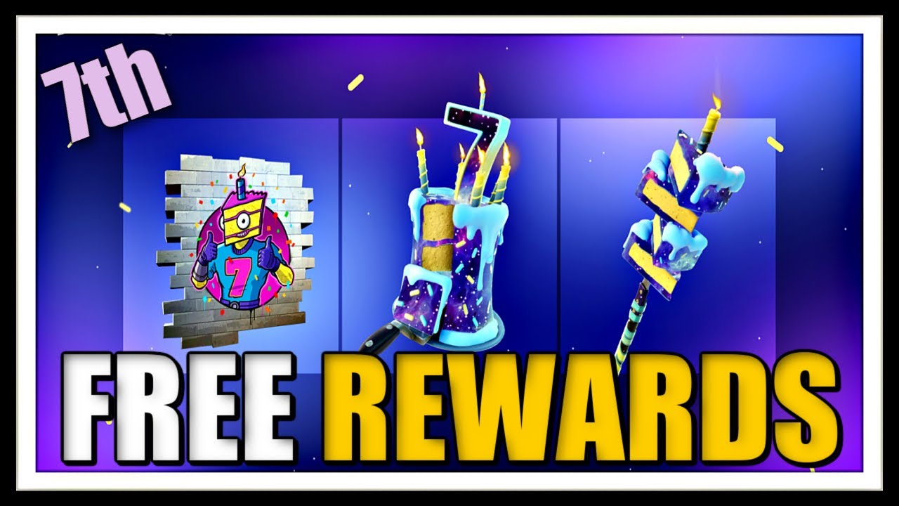 🟢 Fortnite 7th Birthday Free Rewards! (Birthday Event) - YouTube
