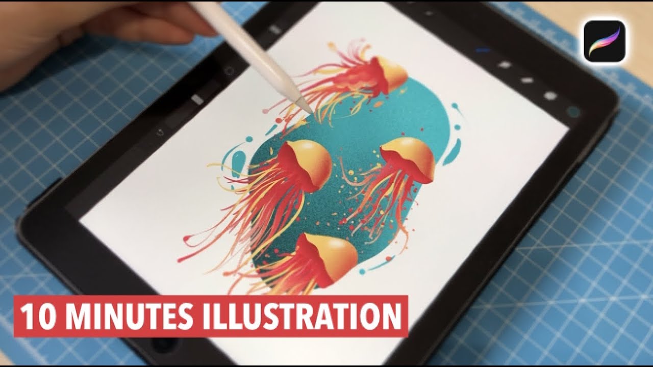 PROCREATE TUTORIAL | What brushes to use? How I sketched this ...