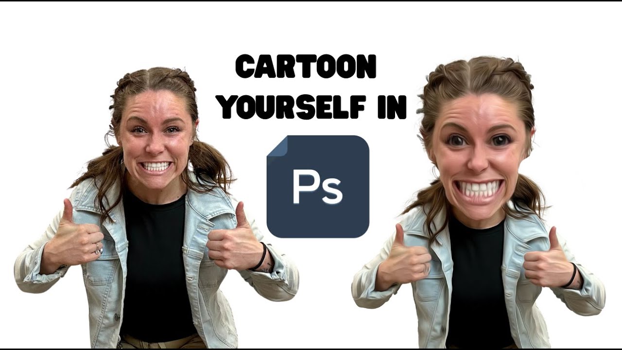 How To Cartoonify Your Photo in Photoshop - Cartoon - caricature ...