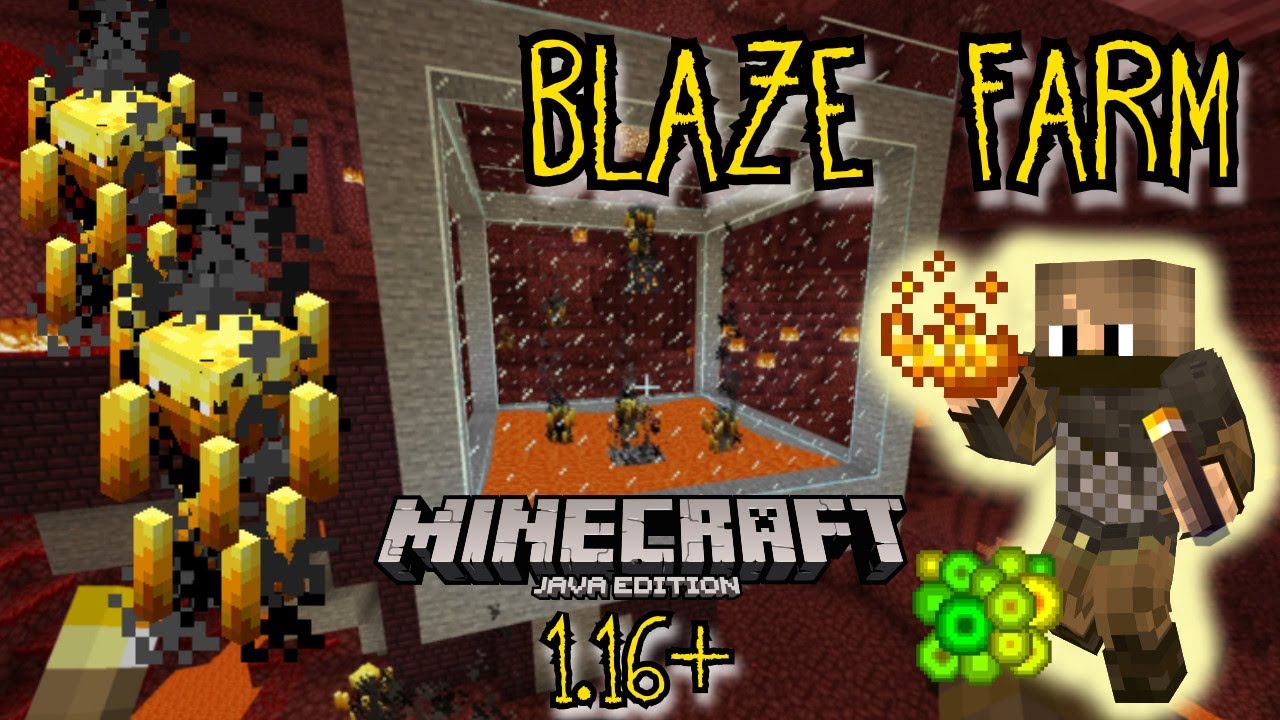 SUPER EASY BLAZE FARM | Minecraft Java 1.16+ | Super Simple Tutorials ...