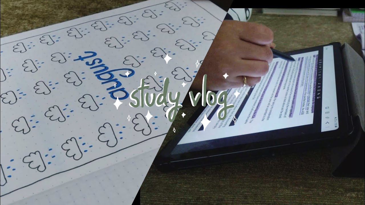 Exam Season Vlog A Week Before Exam Prep August Bullet Journal exam-season-vlog-a-week-before-exam-prep-august-bullet-journal