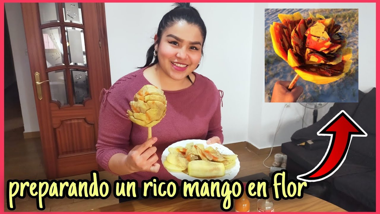 Preparando unos ricos mangos al estilo salvadoreño 😜🥭(Intentamos hacer ...