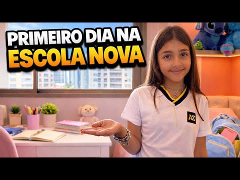 SE ARRUME COMIGO PARA O 1º DIA NA MINHA ESCOLA NOVA! • Lara Caruso •