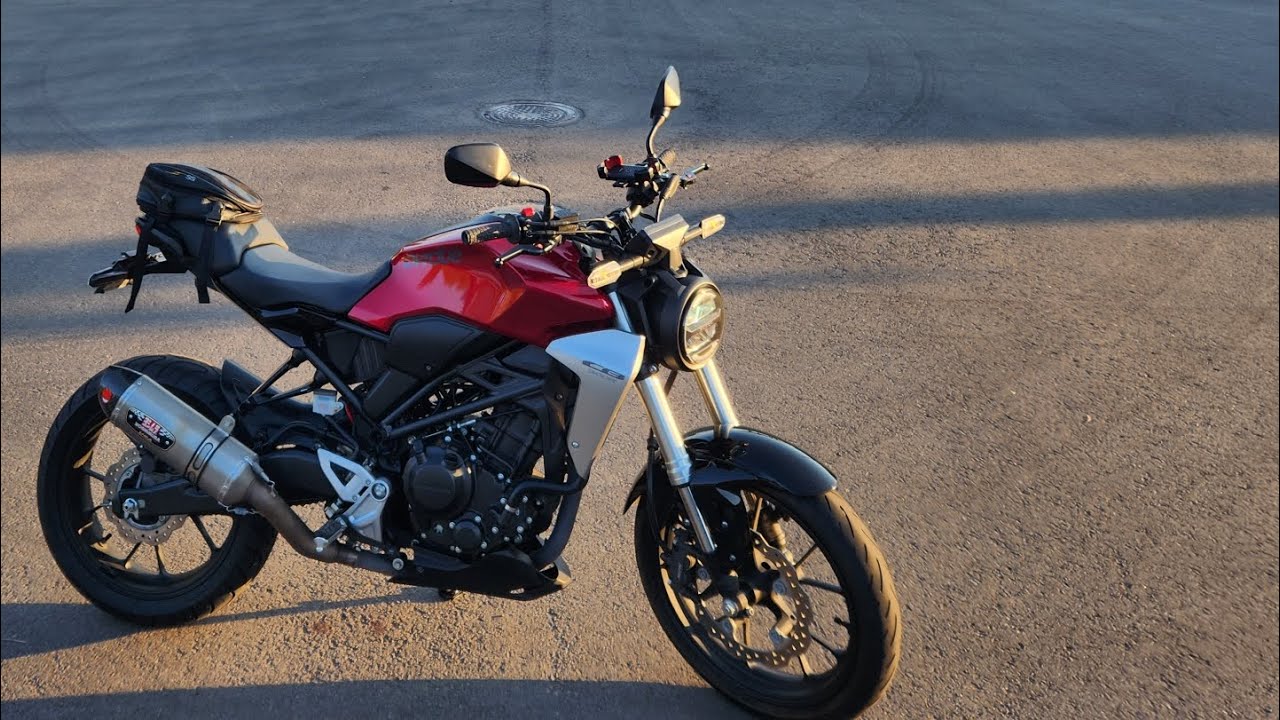 Night ride in the 2019 HONDA CB300R / entering the Freeway / Yoshimura ...