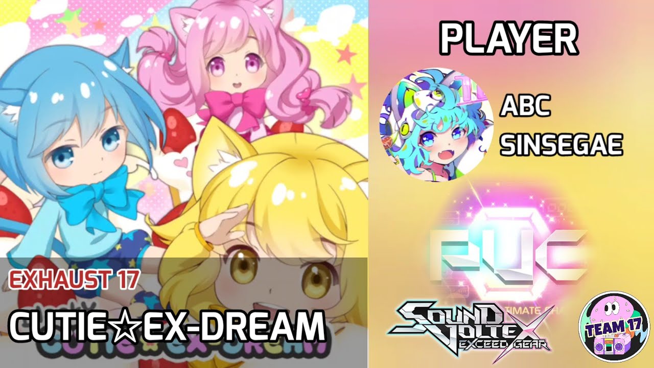 [SDVX] [Lv.17] CUTIE☆EX-DREAM EXH PUC (Hand Shot) - ABC - YouTube