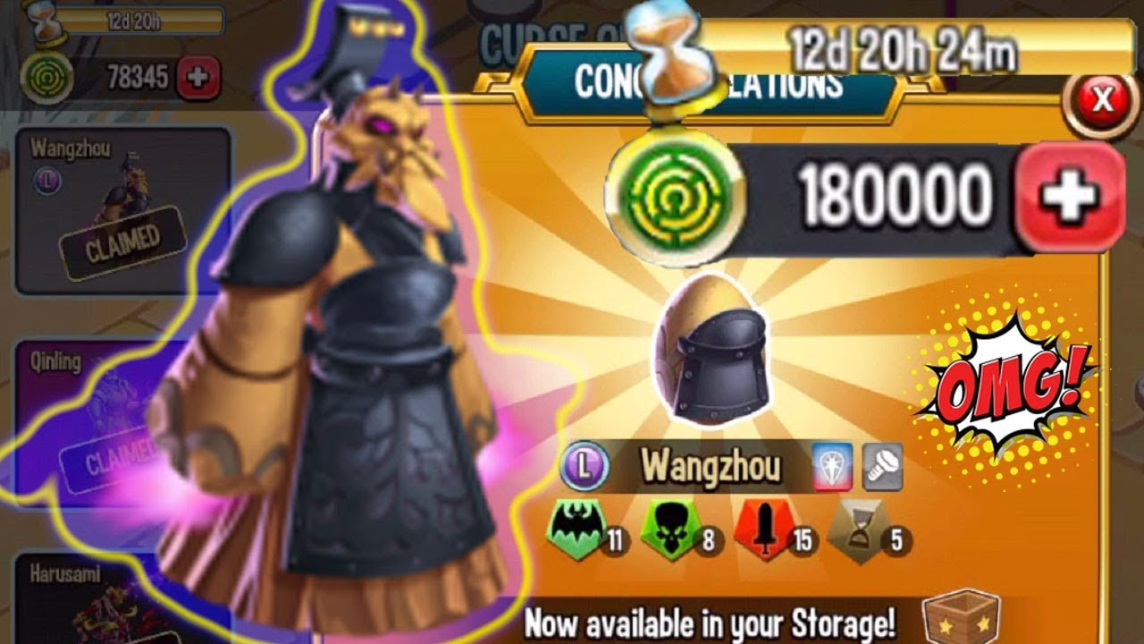 Monster Legends Curse of qin army maze review all cost Wangzhou Qinling ...
