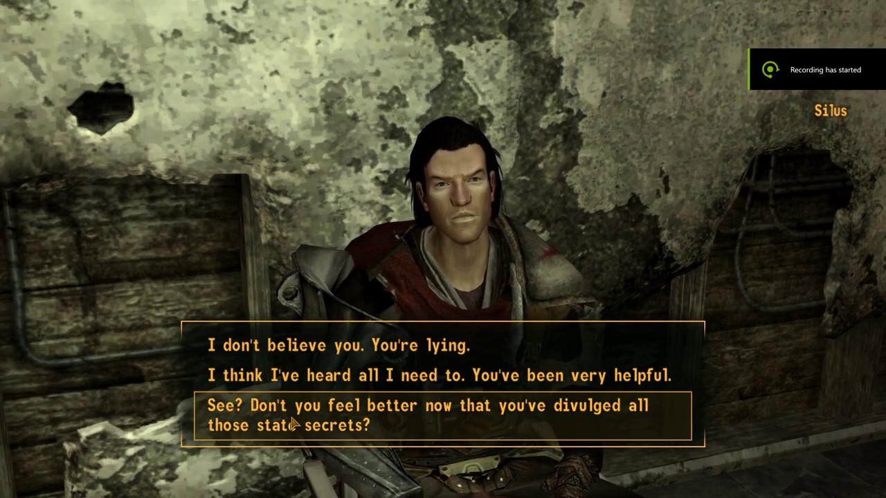 One of my favourite dialogue responses in Fallout: New Vegas - YouTube