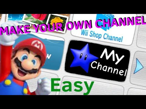How To Create Your VERY OWN WIi Channel!!! Very Easy - YouTube