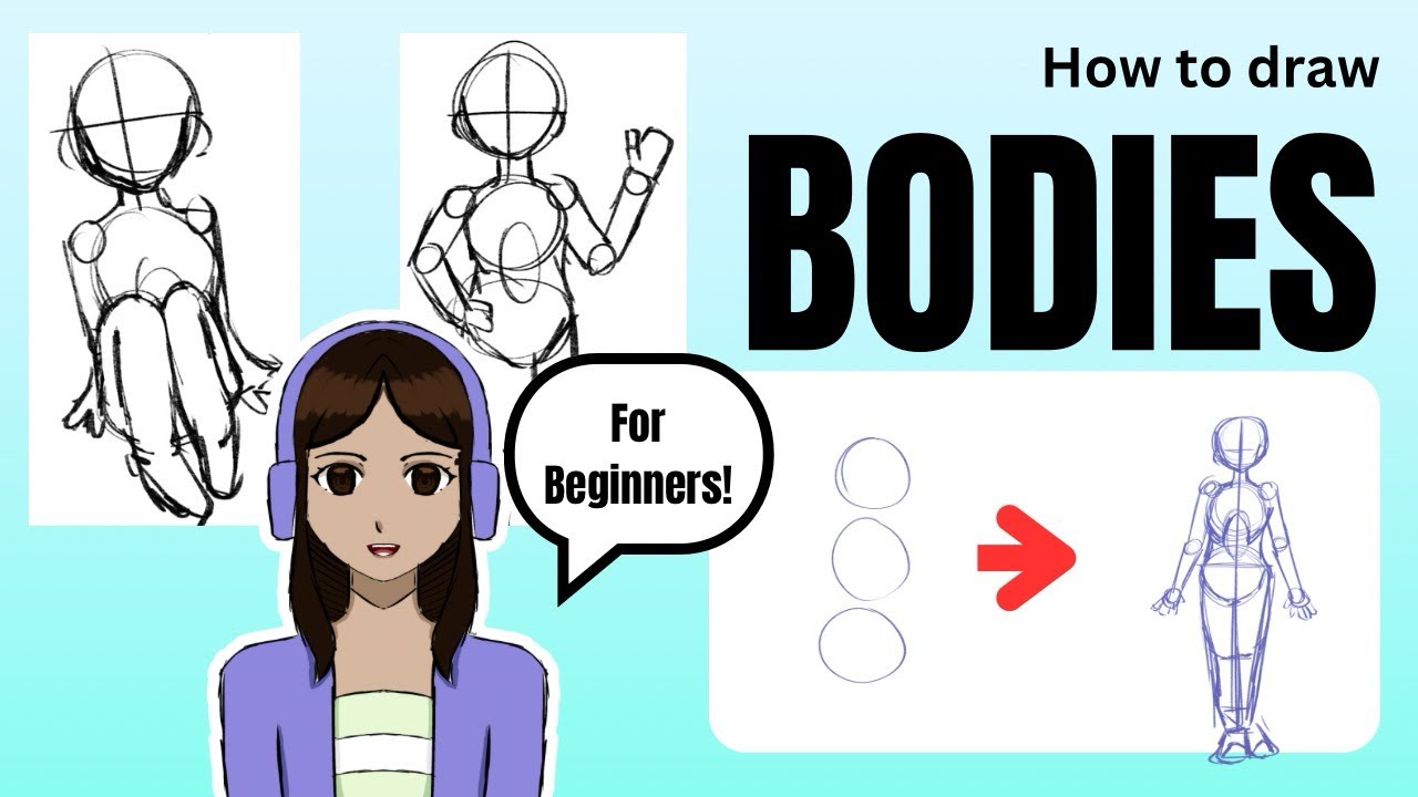 How to draw bodies! - YouTube