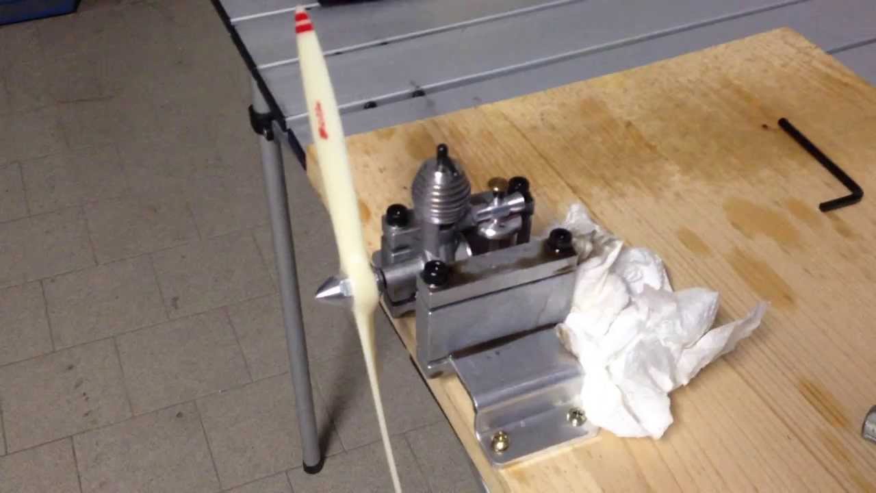 CS Mills .75 Repro Diesel engine first run - YouTube