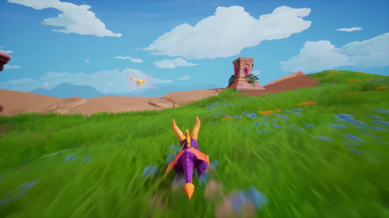 Spyro Reignited Trilogy- Burn Hidden Pink Tulip - Stone Hill - YouTube