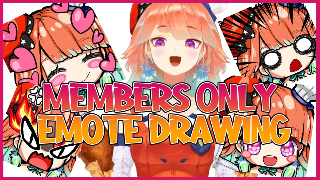 【MEMBERS ONLY】Let's draw more emotes!【メンバー限定絵描き配信】 - YouTube