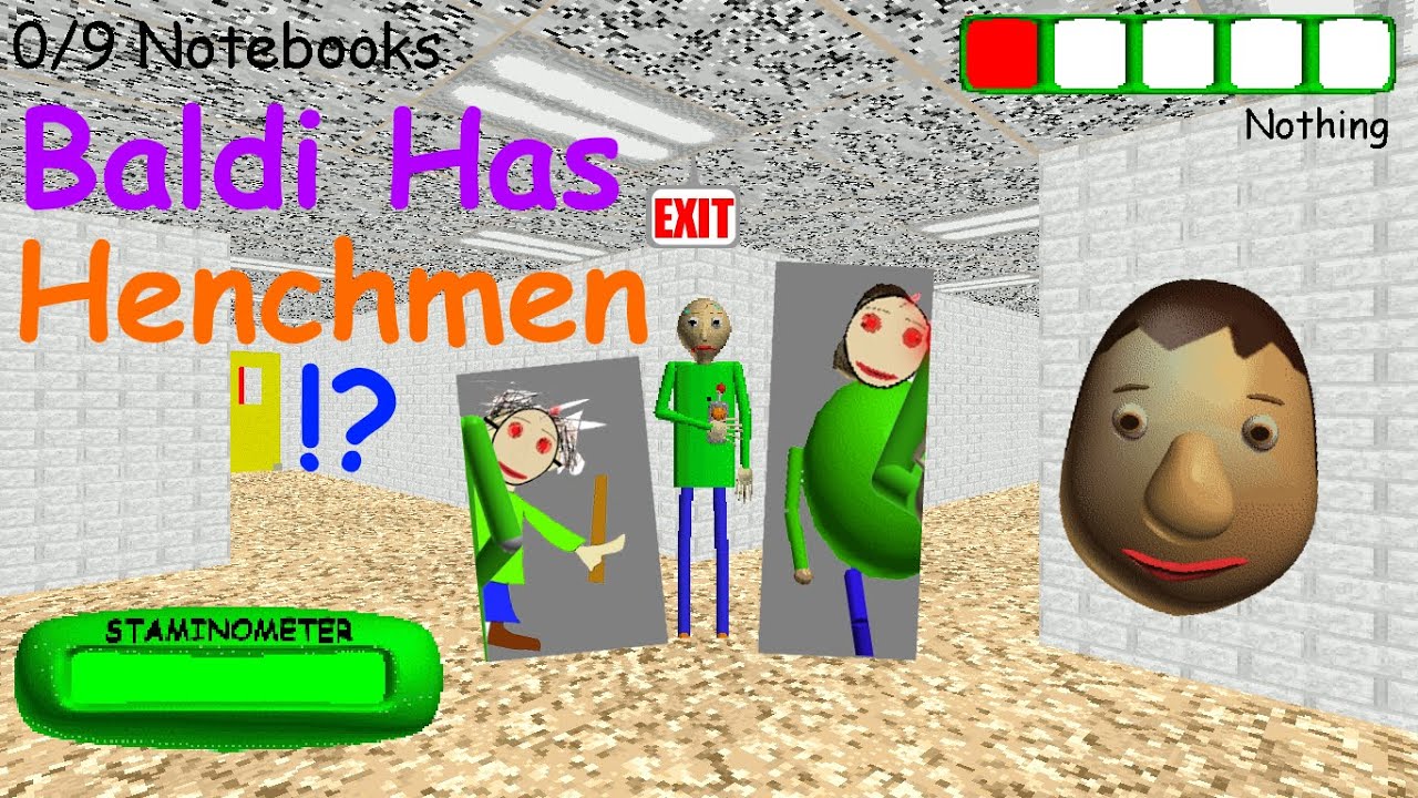 Everyone Is Helping Baldi! Oh No! | Baldi's Basics Moded! - YouTube