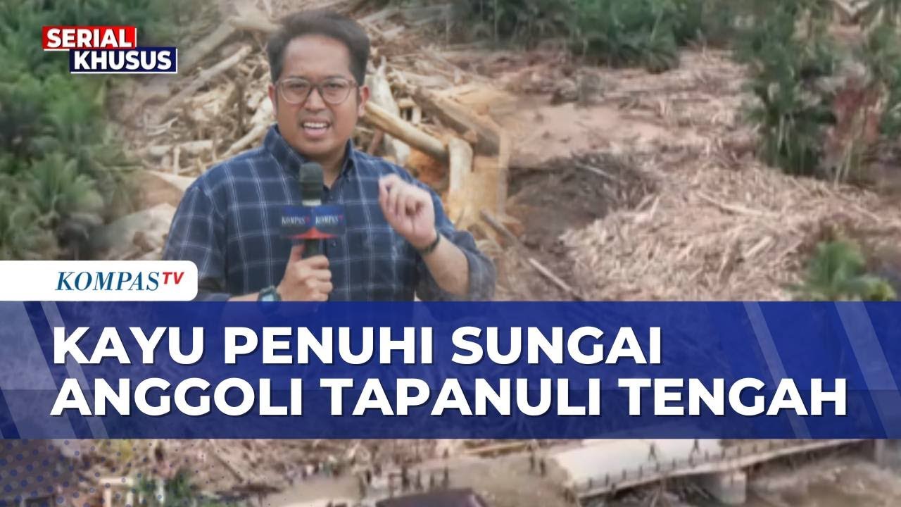 Gelondongan Kayu Tutup Aliran Sungai Anggoli-Garoga di Tapanuli Tengah ...