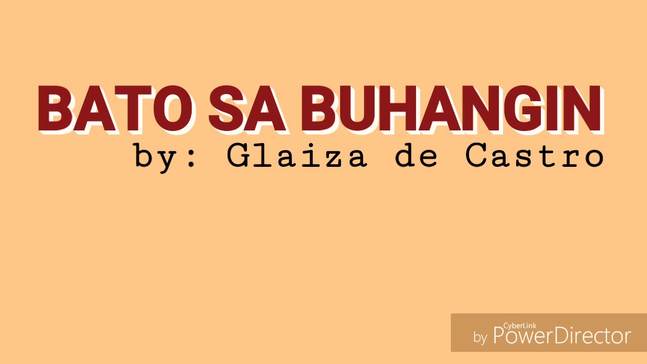 Bato sa Buhangin by Glaiza De Castro (Lyric Video) - YouTube Music