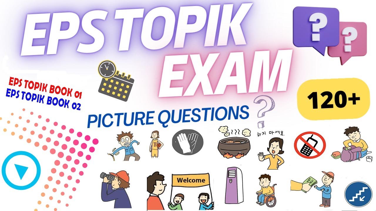 EPS TOPIK TEST KOREA | Picture Question | 120+ Questions Eps Topik Exam ...