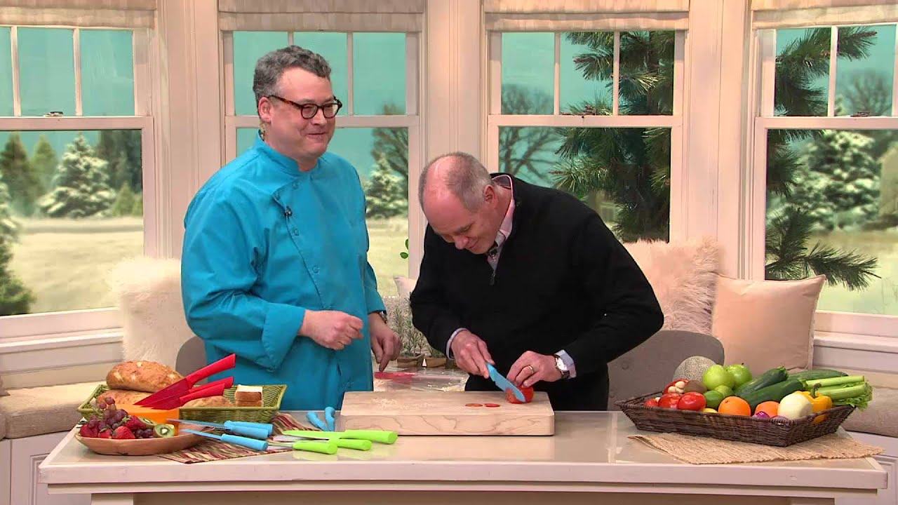 Prepology 3-piece Nonstick Knife Set with Safety Tips with Dan Hughes ...