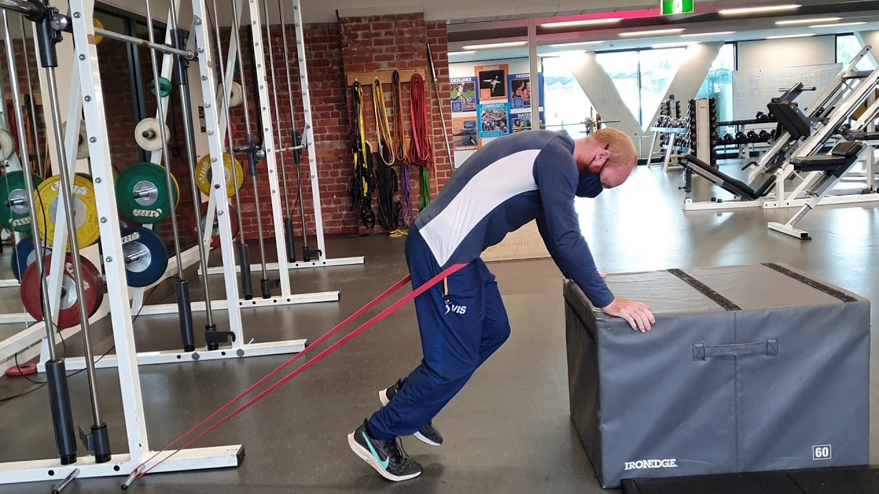 Sprint Position Bent-Knee Calf Raise - YouTube