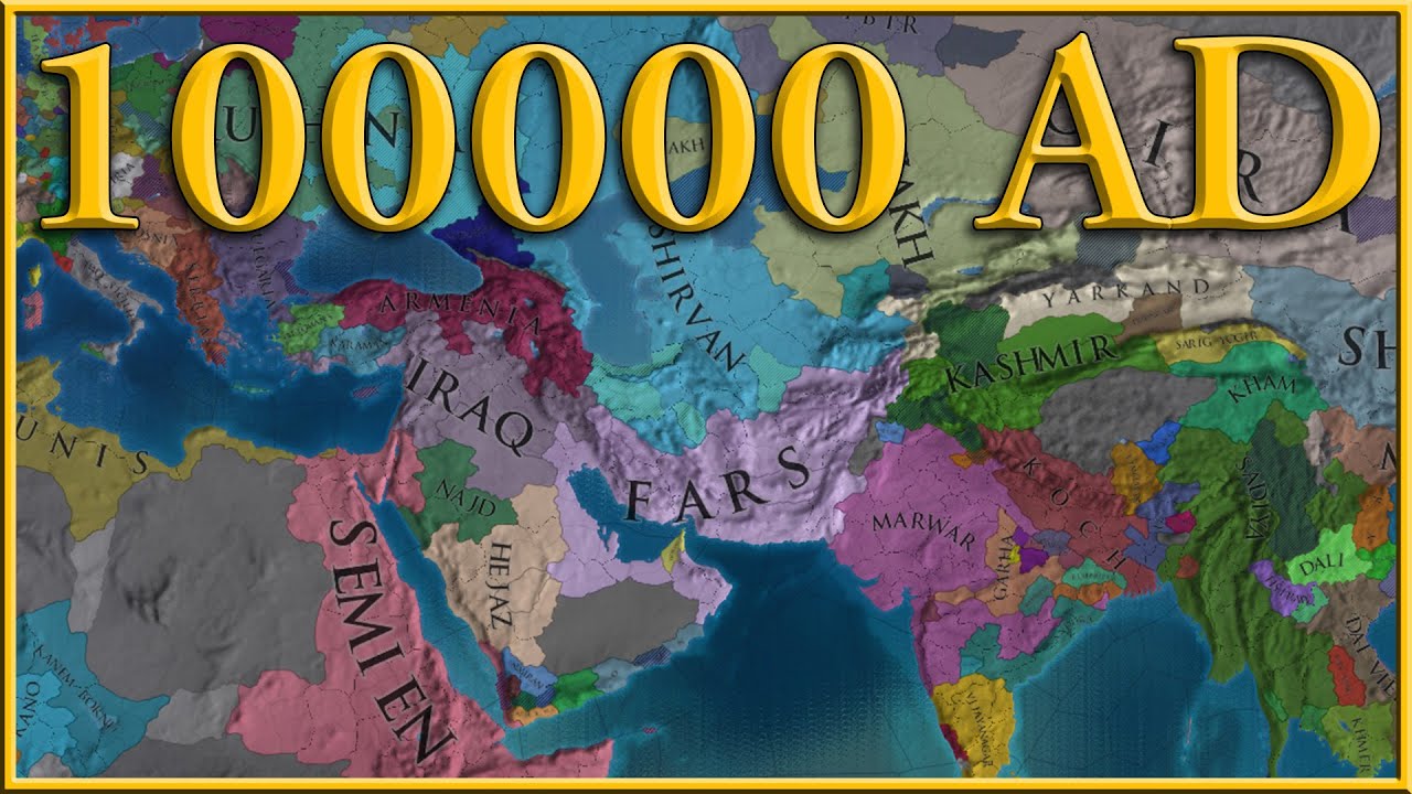 EU4 but it's the year 100000 AD - AI Only Timelapse - YouTube