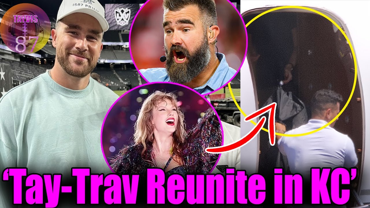 Taylor Swift & Jason Celebrating Travis Kelce's Wild Win After Landing ...