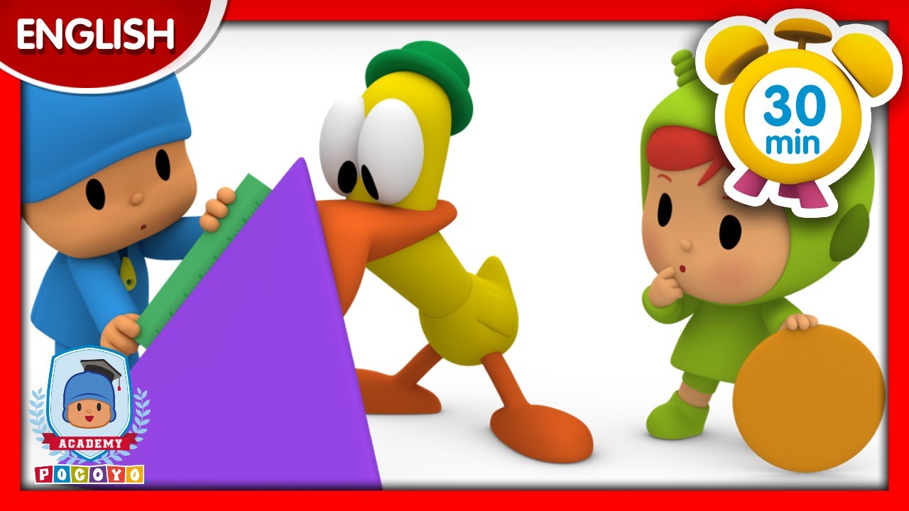 🎓 Pocoyo Academy - Learn Shapes, Forms and Colors | Cartoons and ...