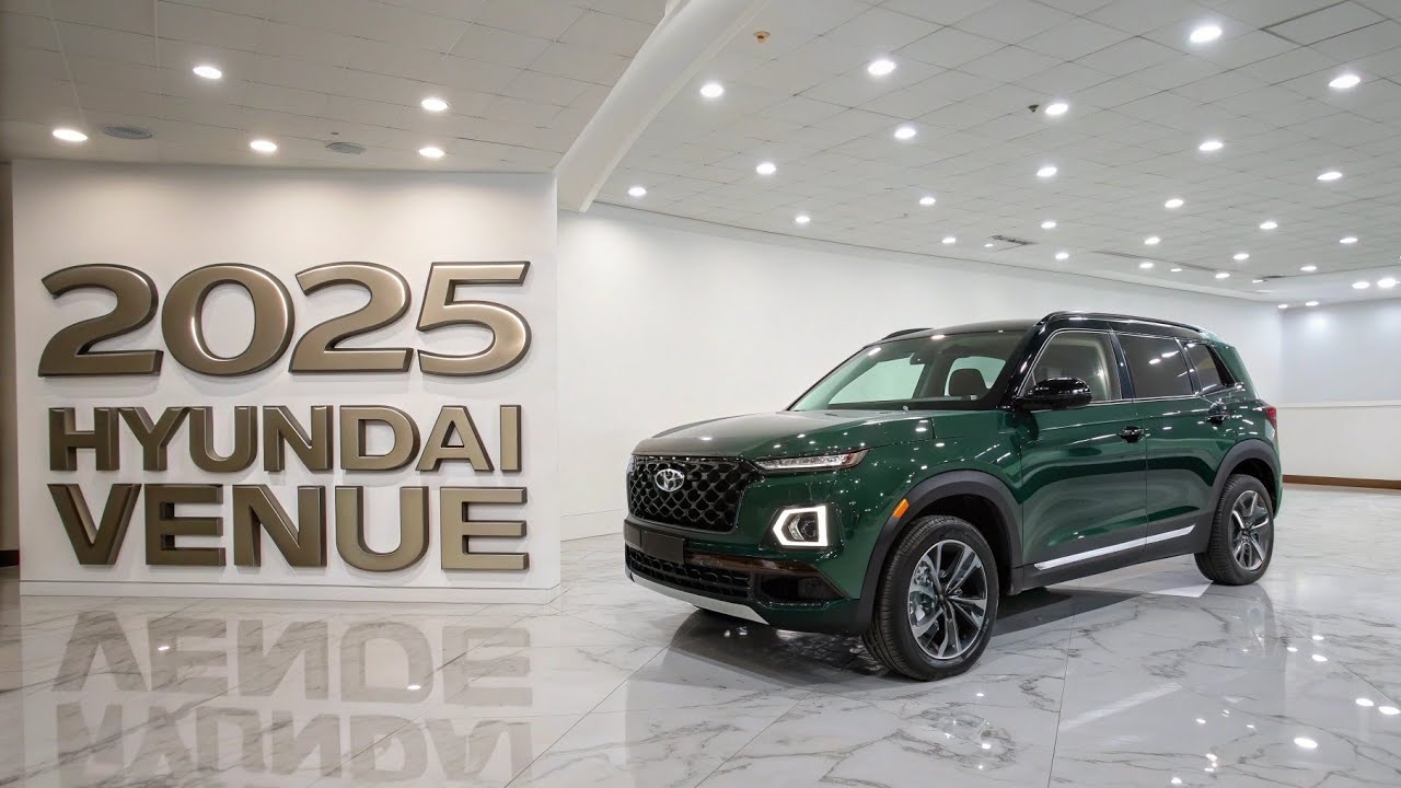 🔥 2025 Hyundai Venue First Look | New Deep Forest Green Venue SUV ...