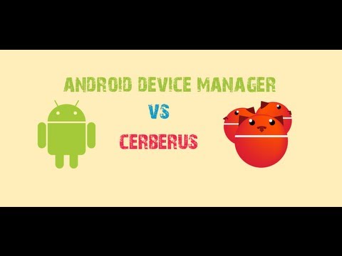 Android Device Manager VS Cerberus - YouTube